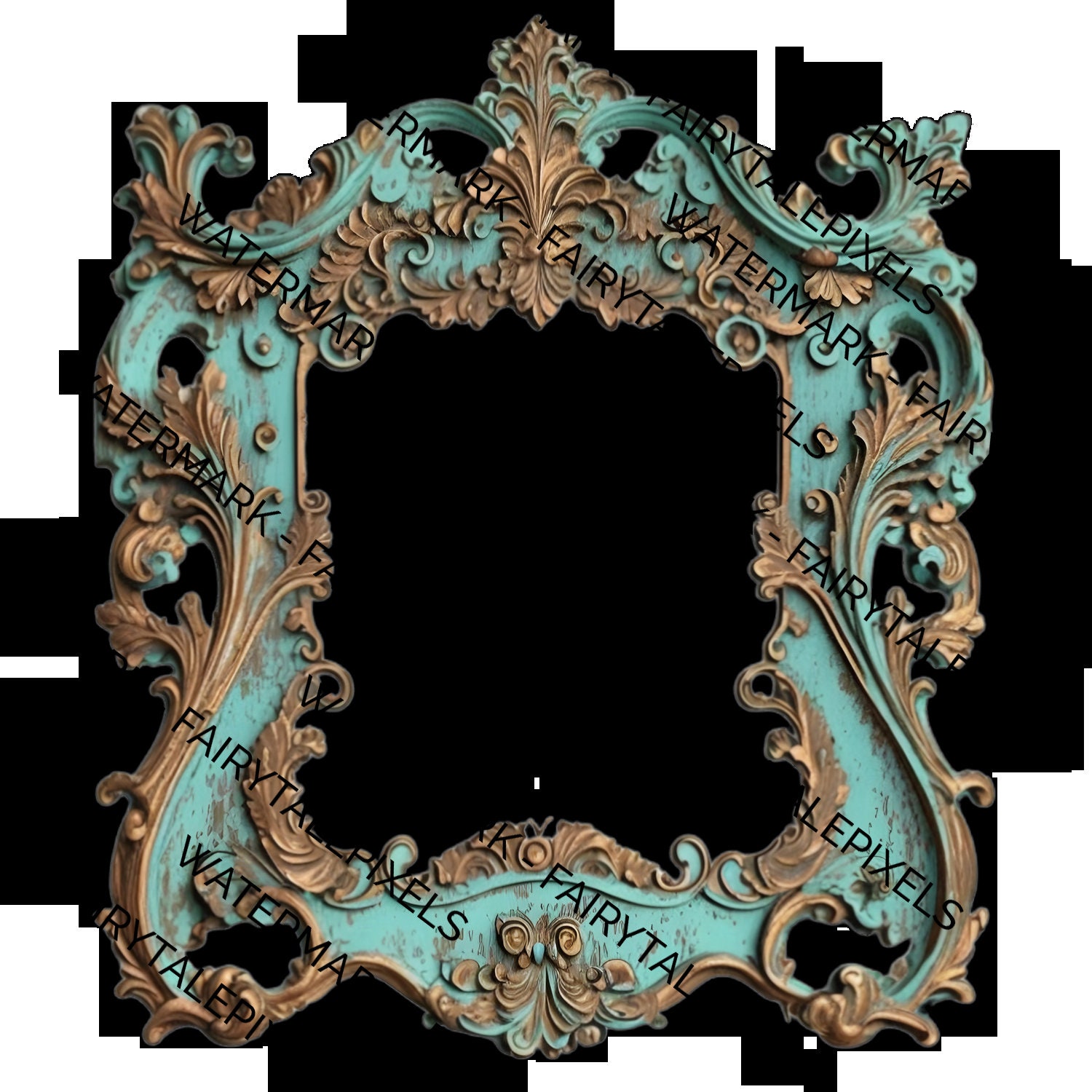 Baroque Frames Clip Art: Timeless Designs for Premium - Etsy