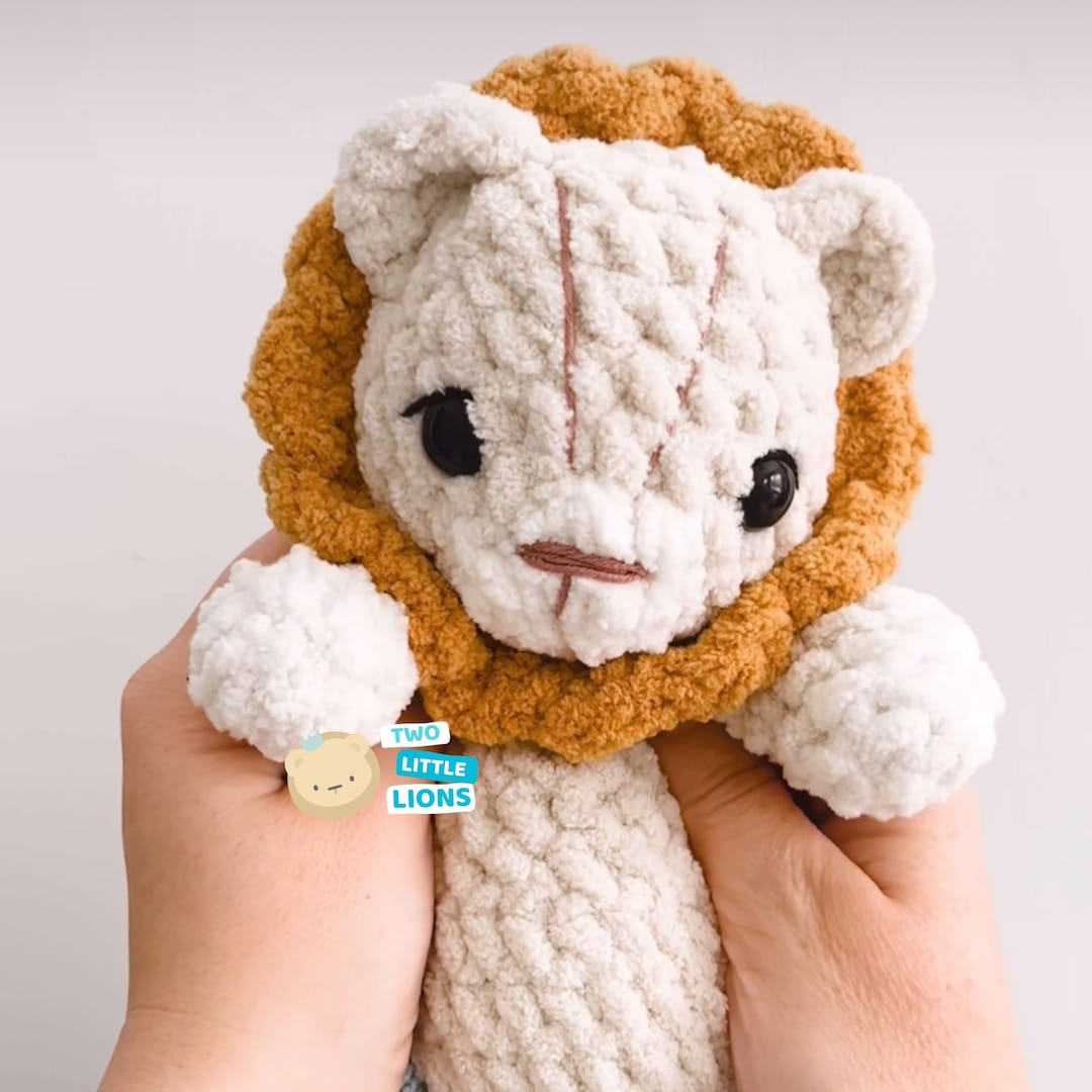 Ruari the Wee Lion | 2-in-1| Snuggler + Stuffy Crochet Pattern | Lion ...