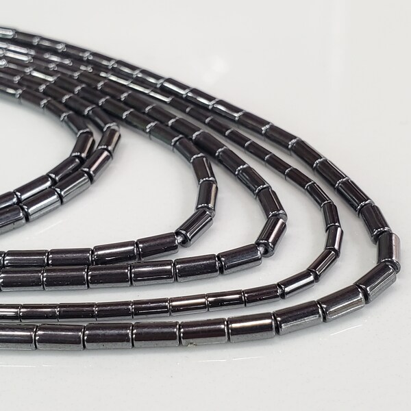 Hematite Tube Beads - Etsy
