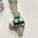 Aesthetic Green Beaded Keychain W Turtle - Etsy