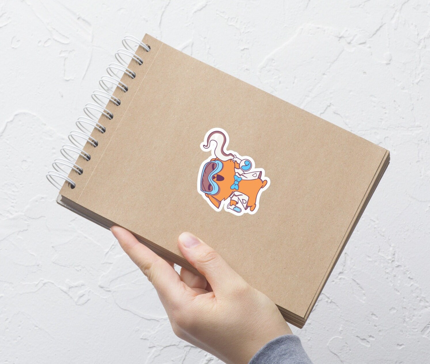 Cat in Lab Coat Sticker, Experiment, Chemistry, Silly, Kitty, Safety ...