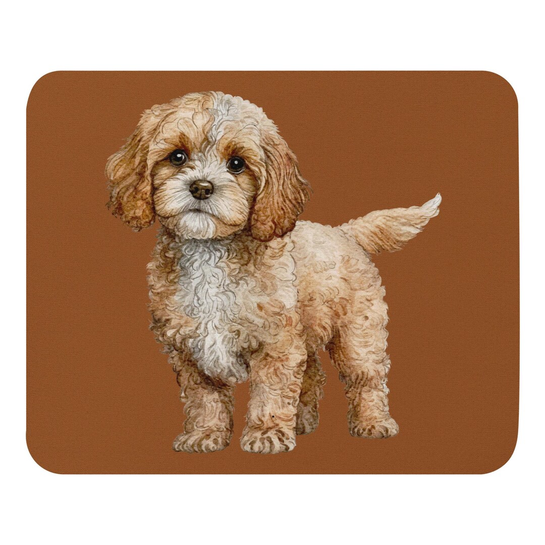 Cavapoo Mouse Pad, Cute Cavapoo Office Decor, Dog Lover Gift ...