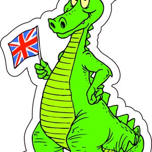 Dragon Sticker Dragon Label A4 PDF-AI-SVG - Etsy