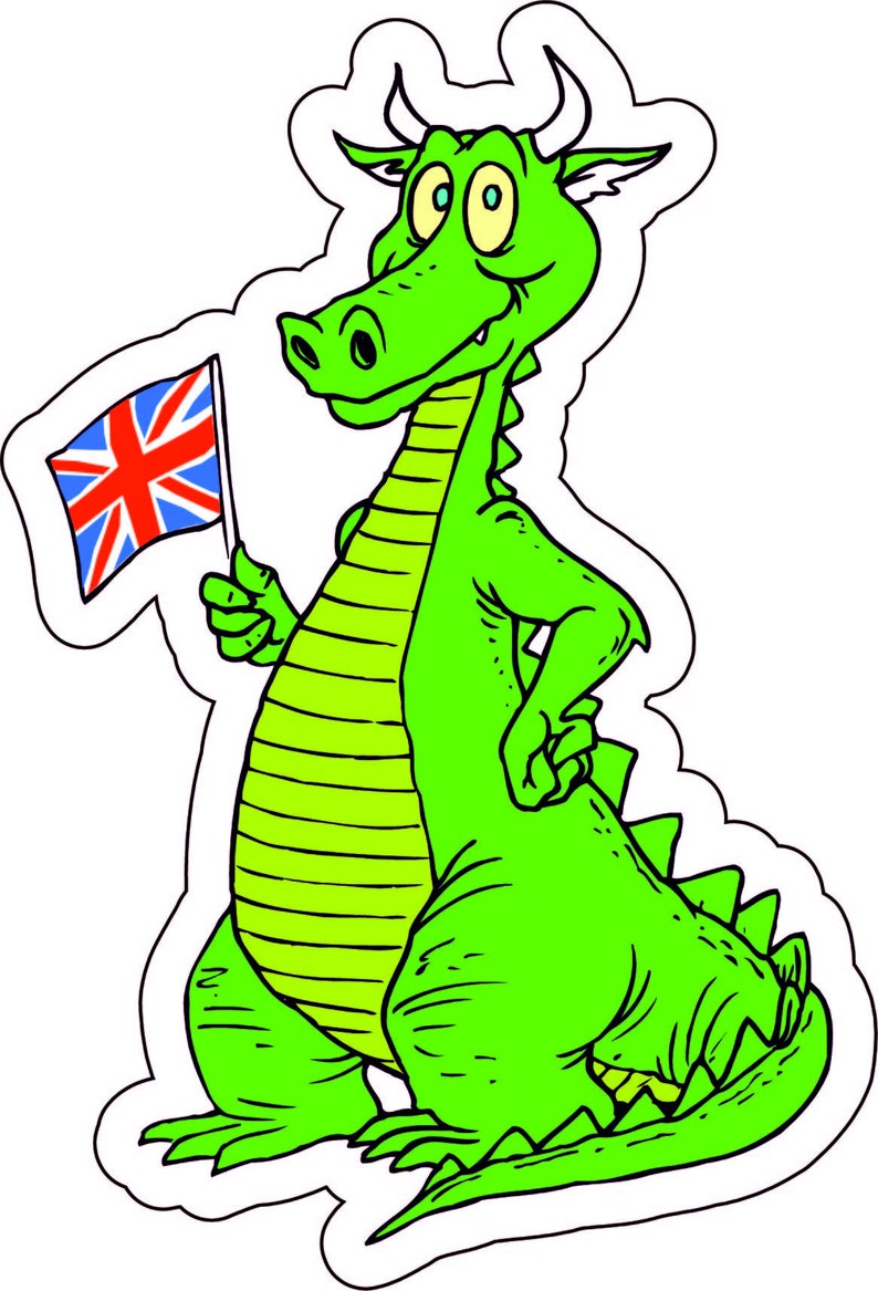 Dragon Sticker Dragon Label A4 PDF-AI-SVG - Etsy