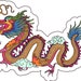 Dragon Sticker Dragon Label A4 PDF-AI-SVG - Etsy