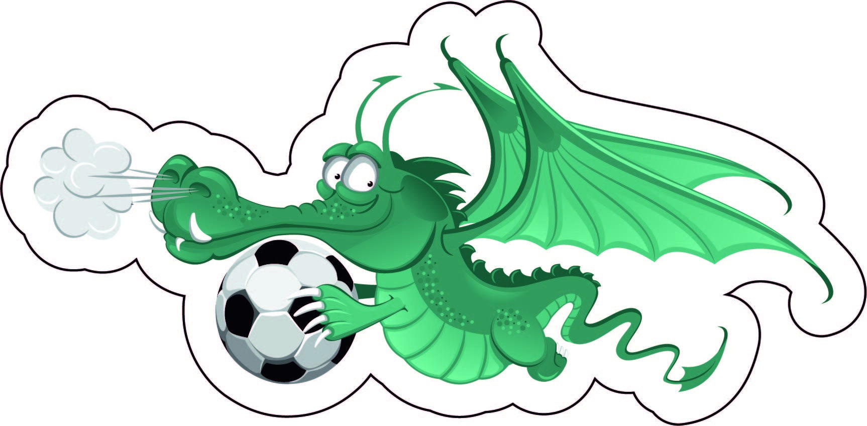 Dragon Sticker Dragon Label A4 PDF-AI-SVG - Etsy