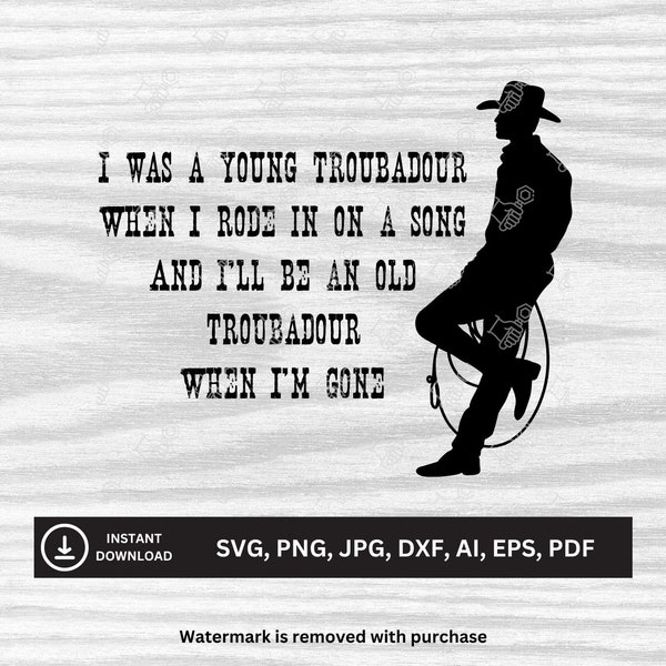 George Strait Svg - Etsy