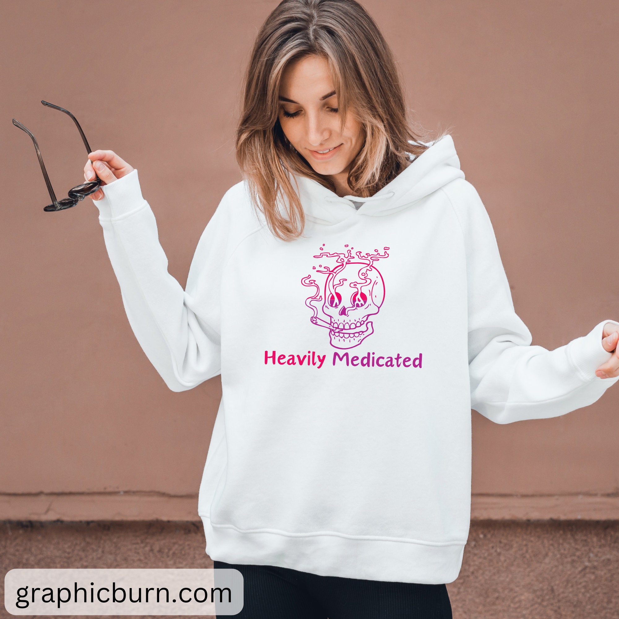 Heavily Medicated weed SVG Downloadable Files Svg, Png, Jpg, Dxf, Ai ...