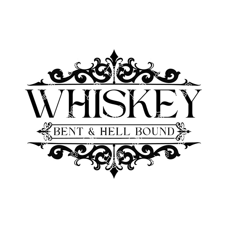 Whiskey Bent and Hell Bound SVG | Downloadable Files | Svg, Png, Jpg ...