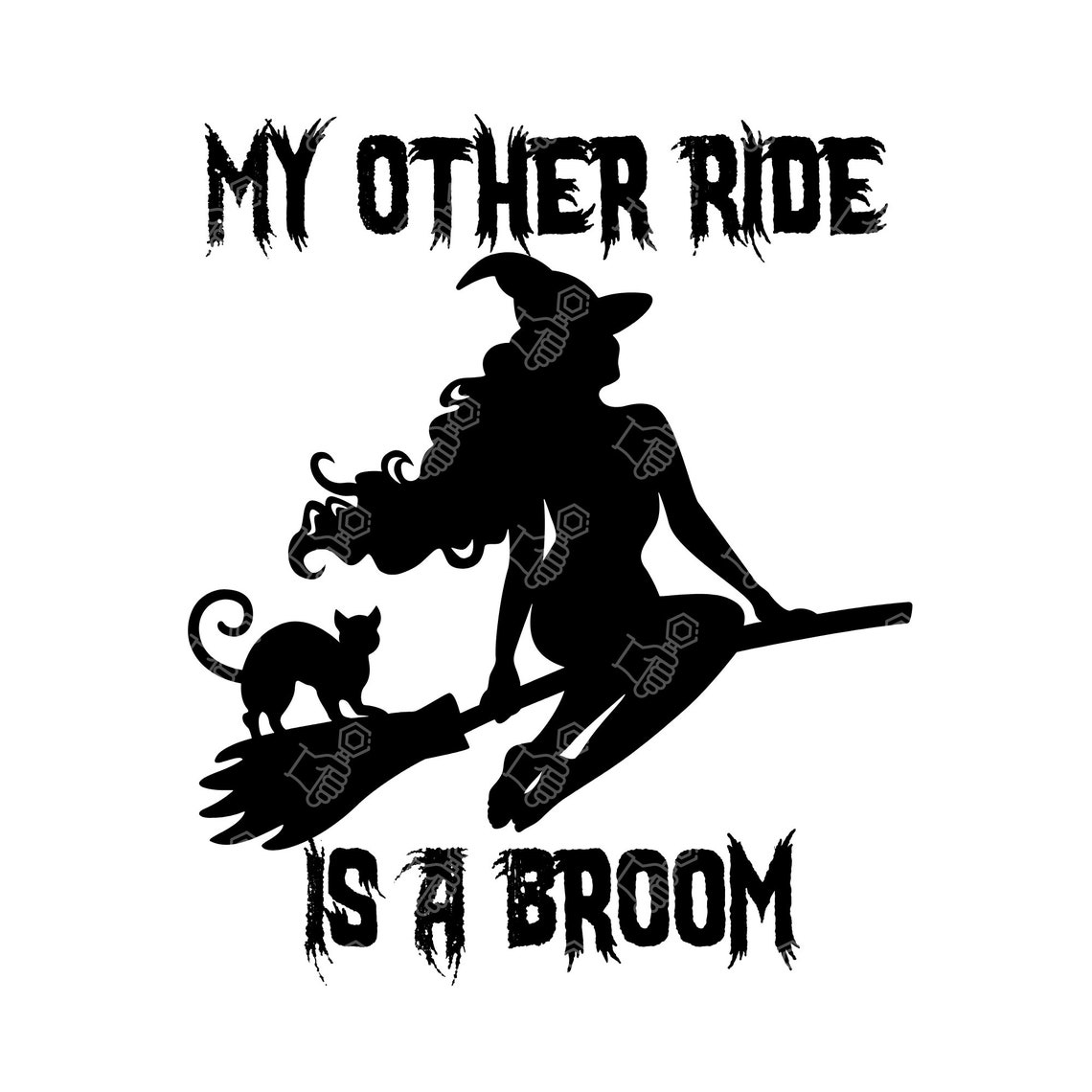 My Other Ride is A Broom SVG | Downloadable Files | Svg, Png, Jpg, Dxf ...