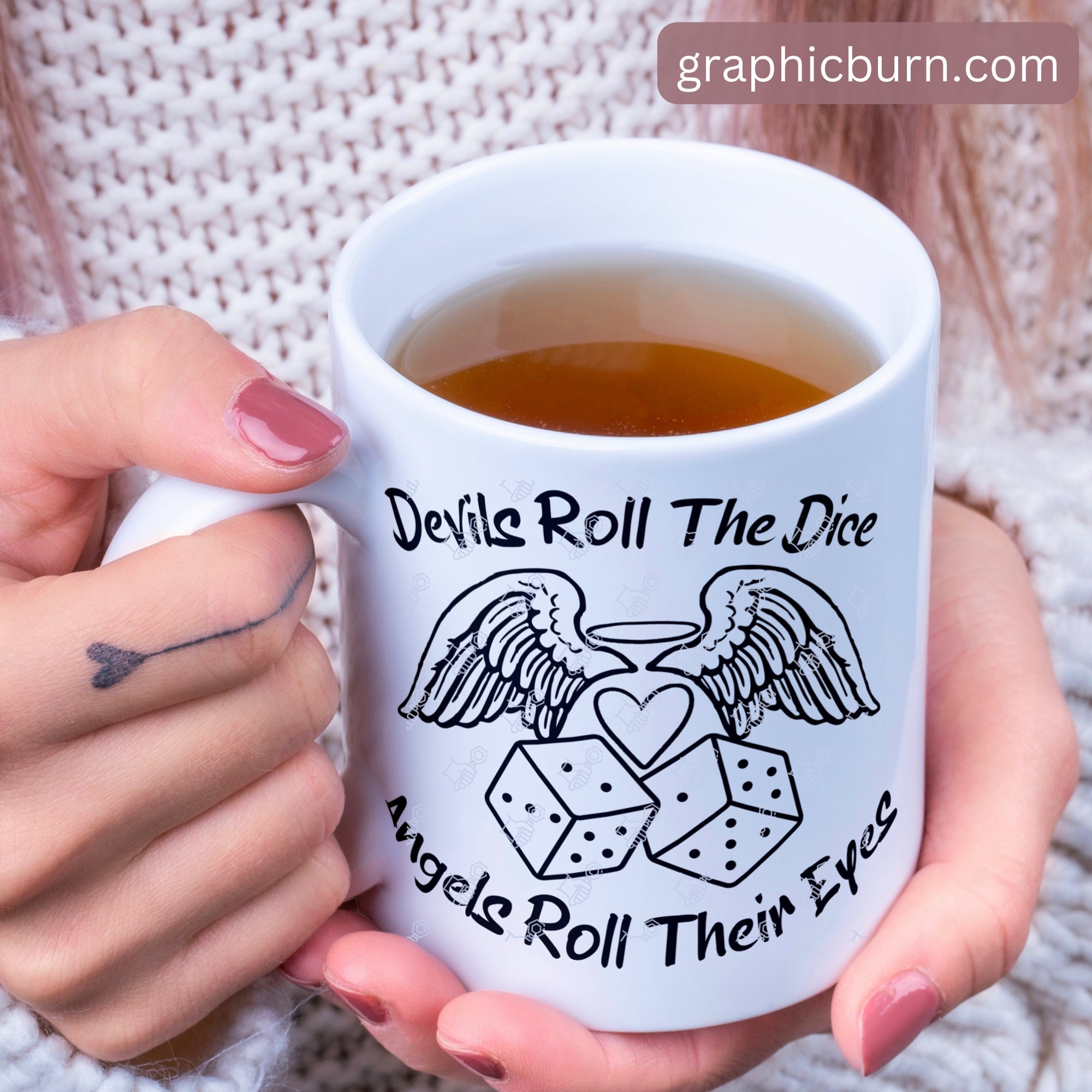 Devils Roll Their Dice Angels Roll Their Eyes SVG Downloadable Files ...