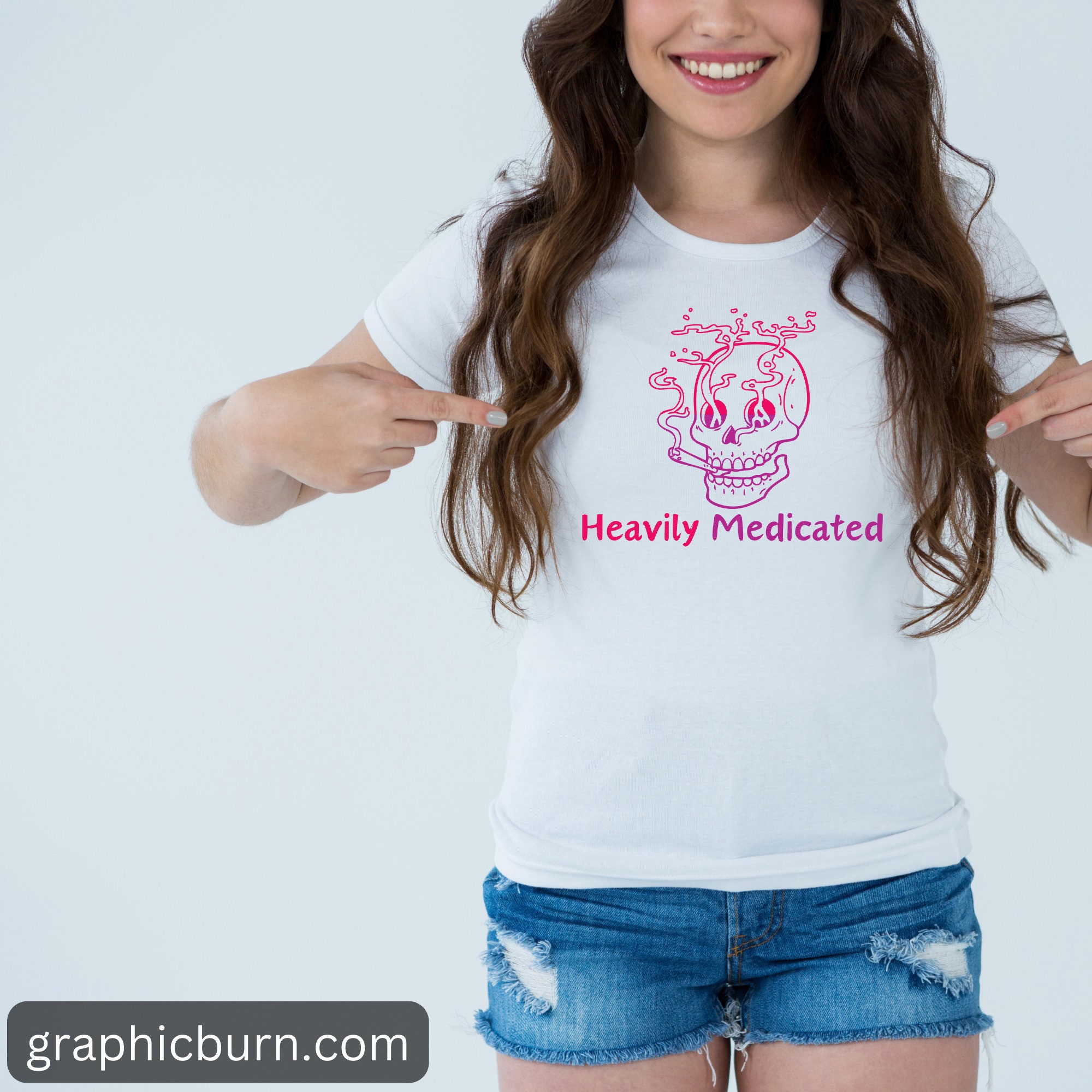 Heavily Medicated weed SVG Downloadable Files Svg, Png, Jpg, Dxf, Ai ...