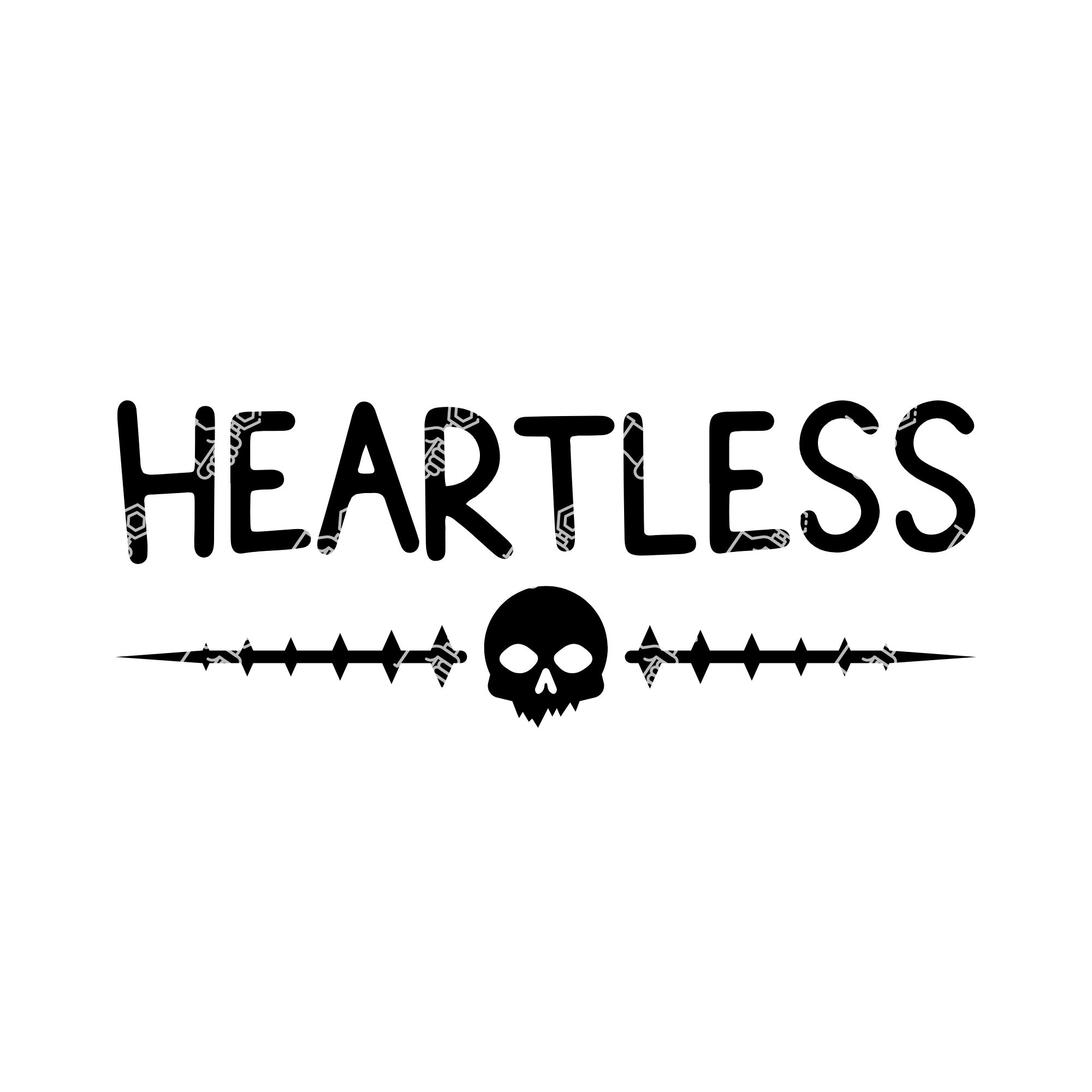 Heartless SVG | Downloadable Files | Svg, Png, Jpg, Dxf, Ai, Eps, Pdf ...