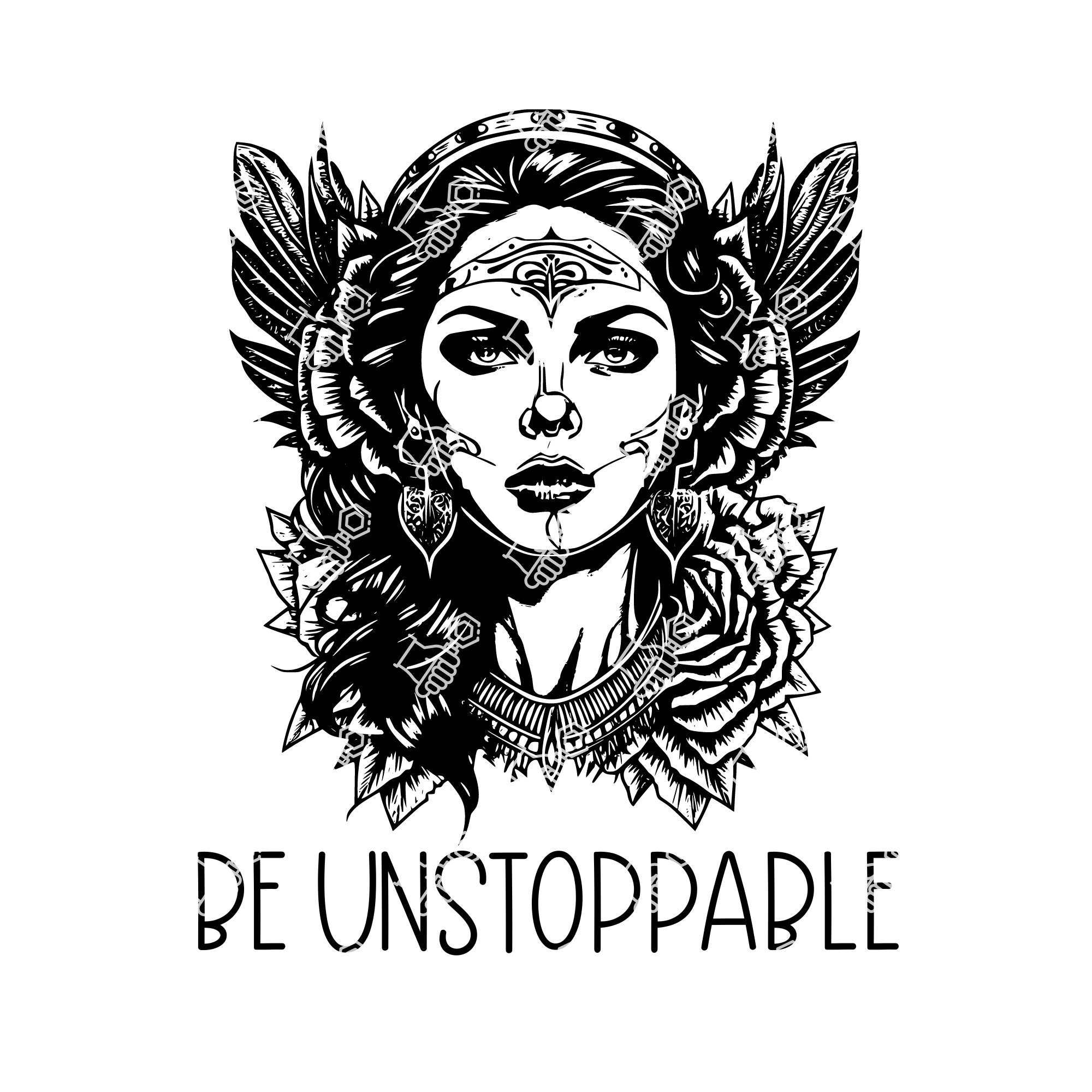 Be Unstoppable SVG | Downloadable Files | Svg, Png, Jpg, Dxf, Ai, Eps ...