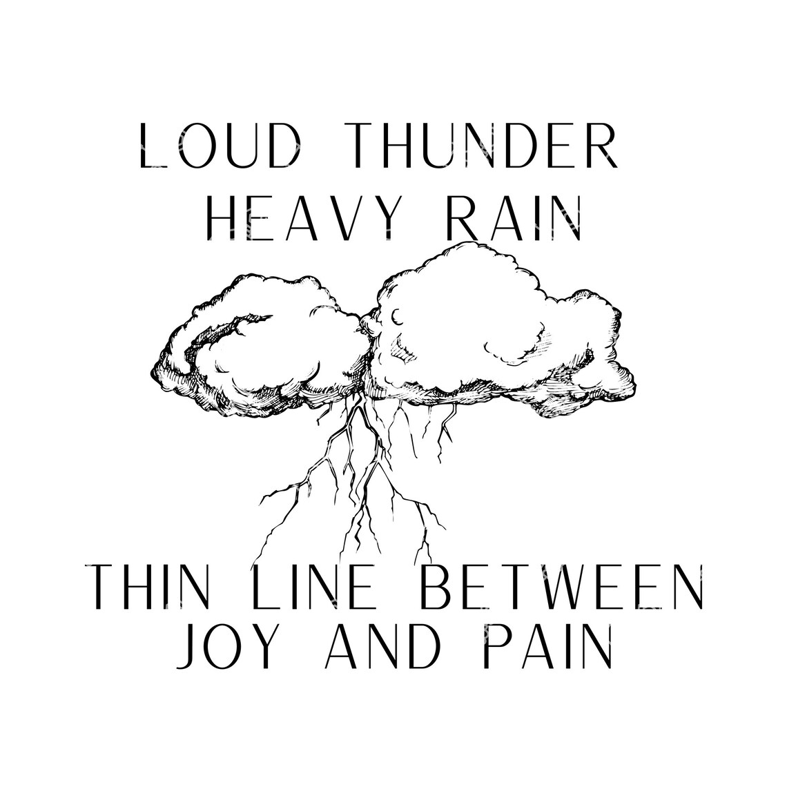 Loud Thunder Heavy Rain Cody Jinks SVG Downloadable Files Svg, Png, Jpg ...