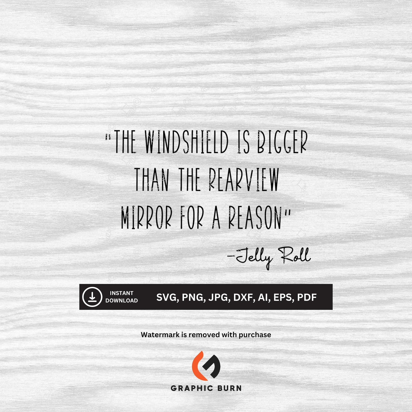 The Windshield is Bigger Than the Rearview Mirror for A Reason -jelly ...