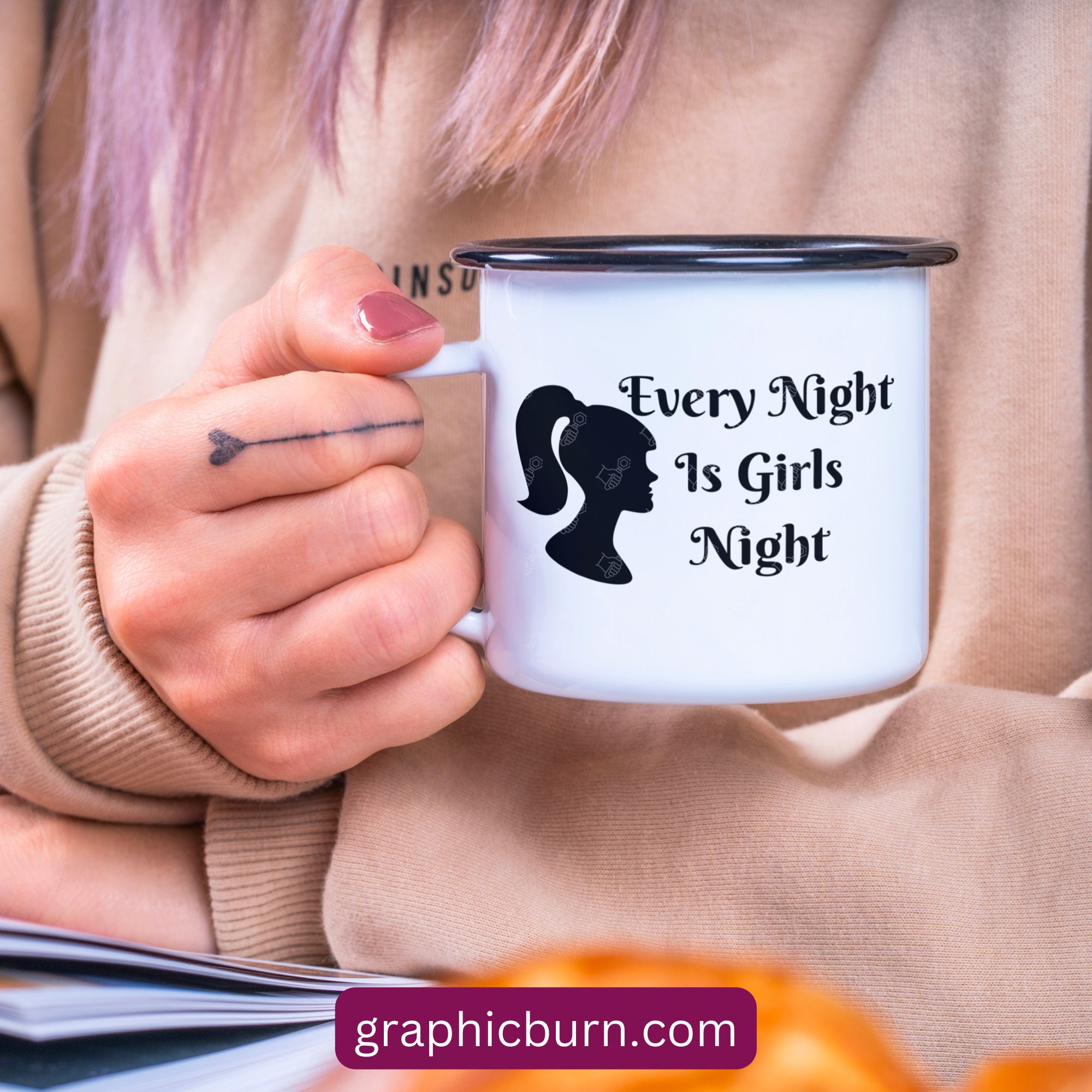 Every Night is Girls Night SVG | Downloadable Files | Svg, Png, Jpg ...