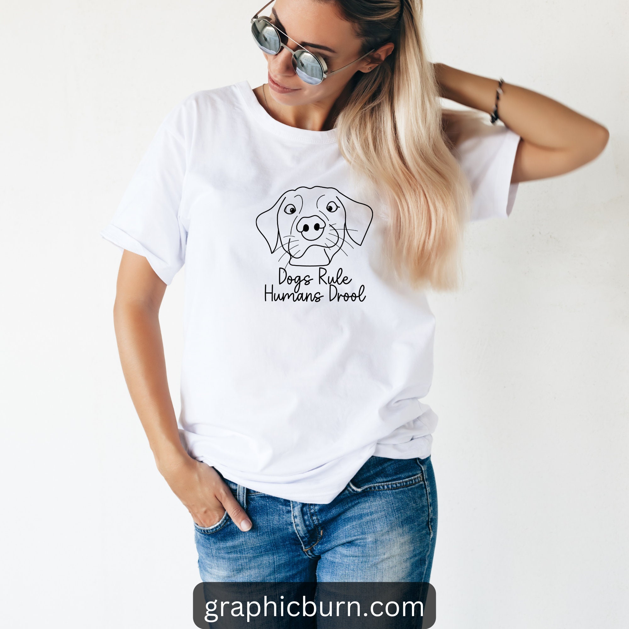 Dogs Rule Humans Drool SVG Downloadable Files Svg, Png, Jpg, Dxf, Ai ...