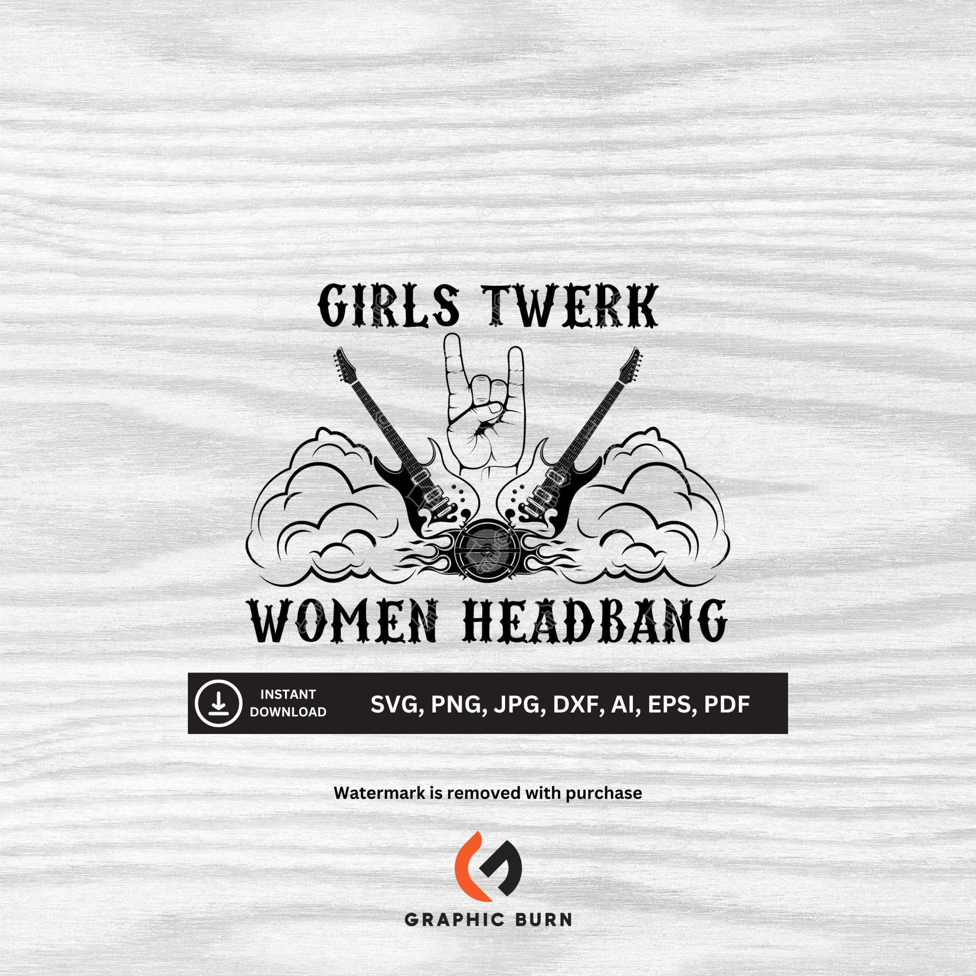 Girls Twerk Women Headbang SVG Downloadable Files Svg - Etsy