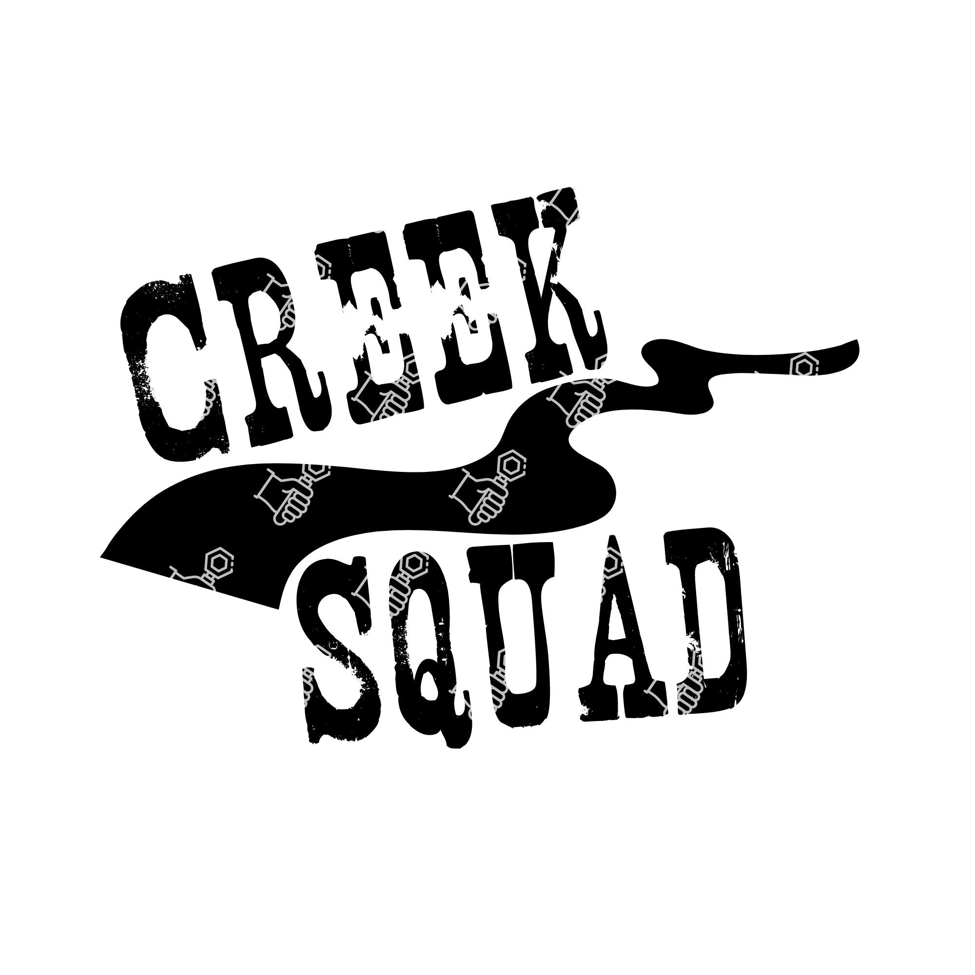 Creek Squad SVG | Downloadable Files | Svg, Png, Jpg, Dxf, Ai, Eps, Pdf ...