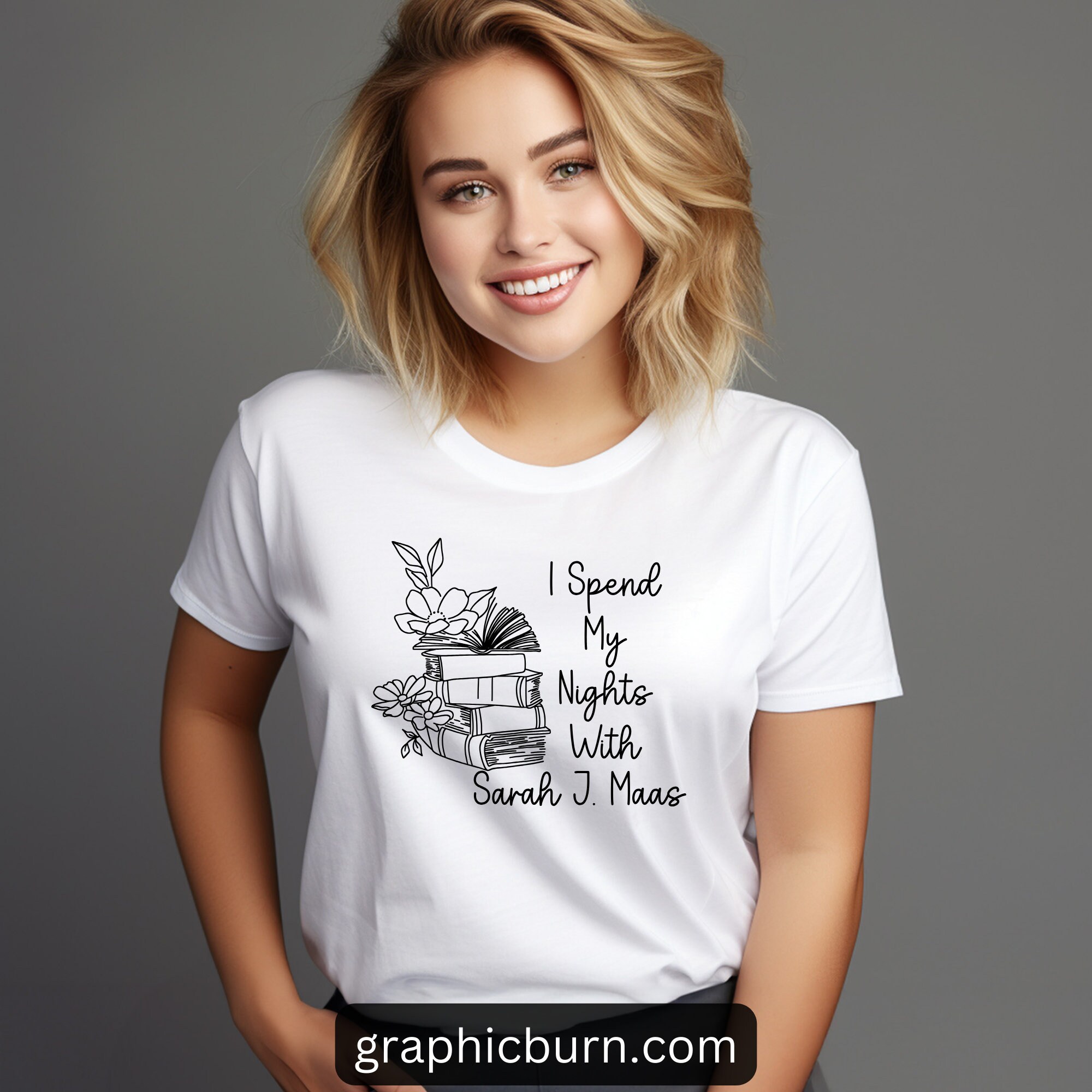 I Spend My Nights With Sarah J. Maas SVG Downloadable Files Svg, Png ...