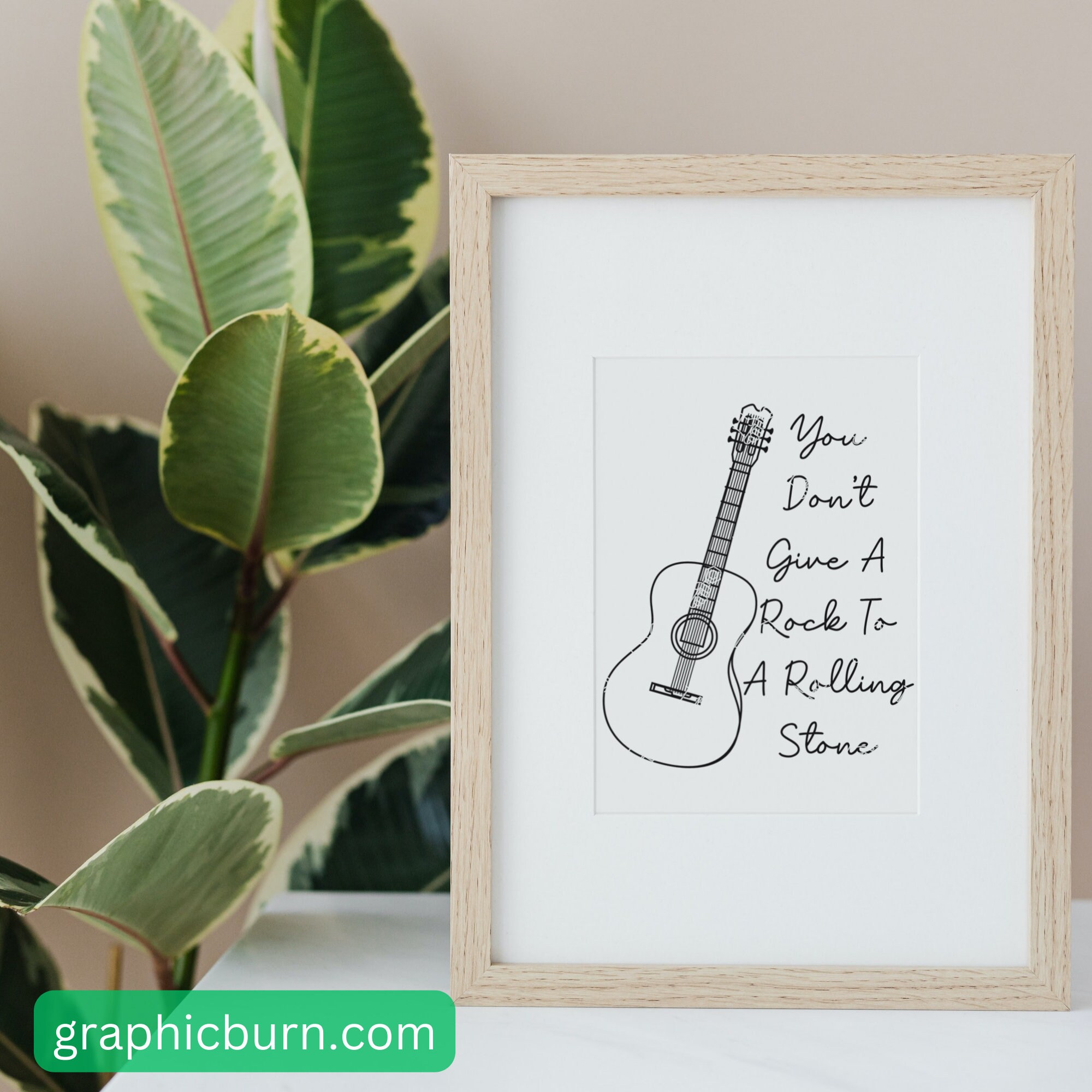 You Don't Give A Rock to A Rolling Stone SVG | Downloadable Files | Svg ...