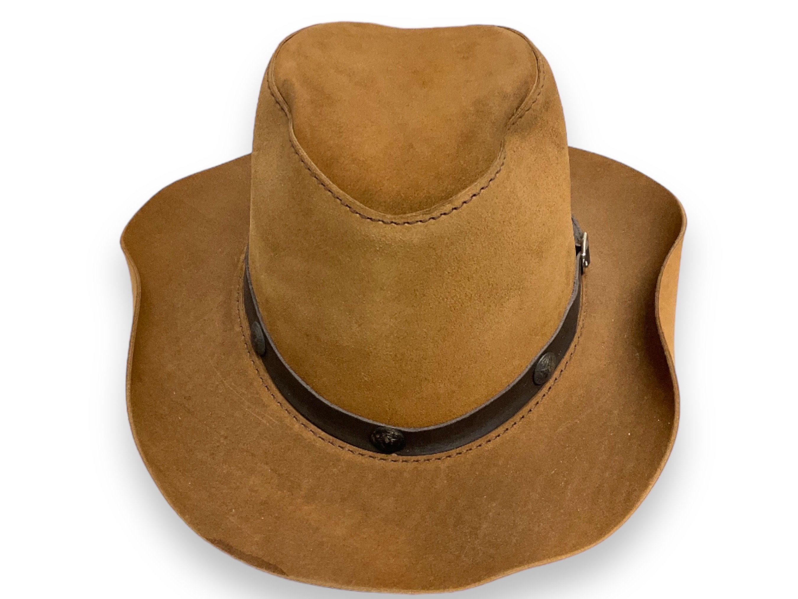 Cowboy Hat Brown Western Hat by Head N Home Size Large - Etsy