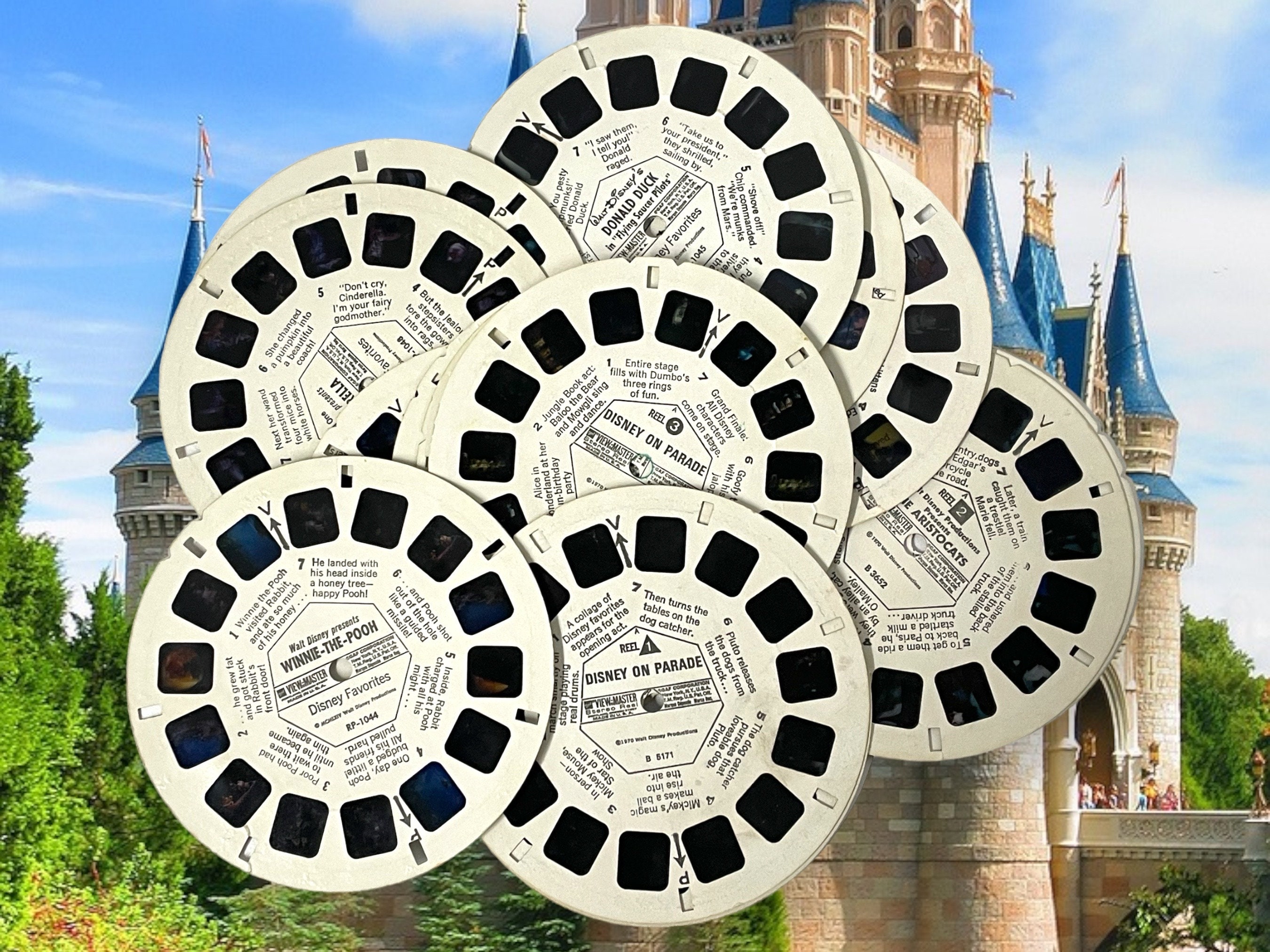 VIEWMASTER REELS Vintage Walt Disney World Reels You Choose Please Read ...