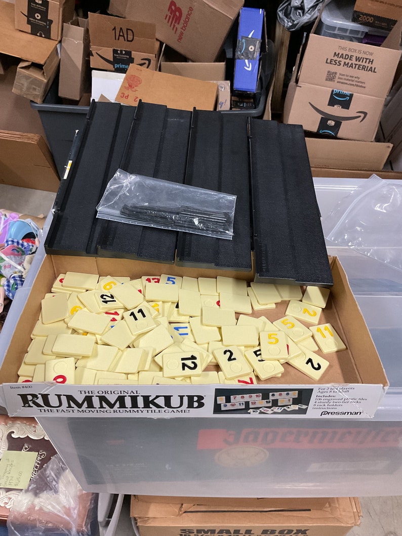 Vintage 1990 RUMMIKUB Boardgame by Pressman Toys - Proceeds for Charity ...