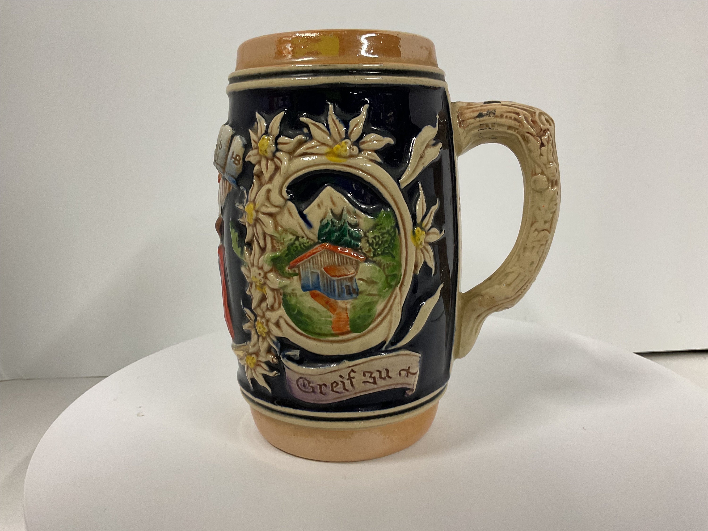 Vintage Mid Century German Beer Stein Tankard #3695 - Etsy