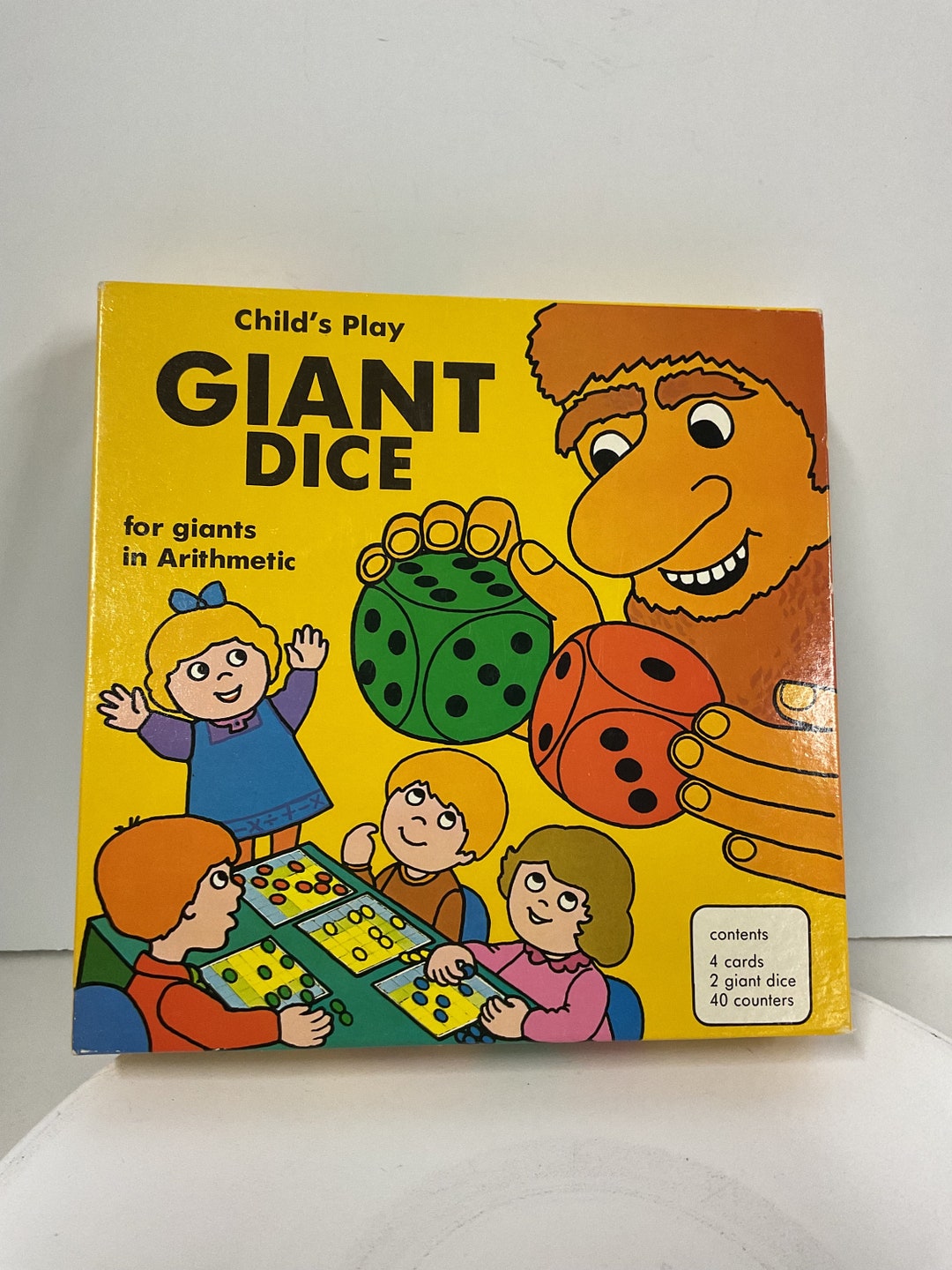 Vintage Child’s Play GIANT DICE Game for Arithmetic - Etsy
