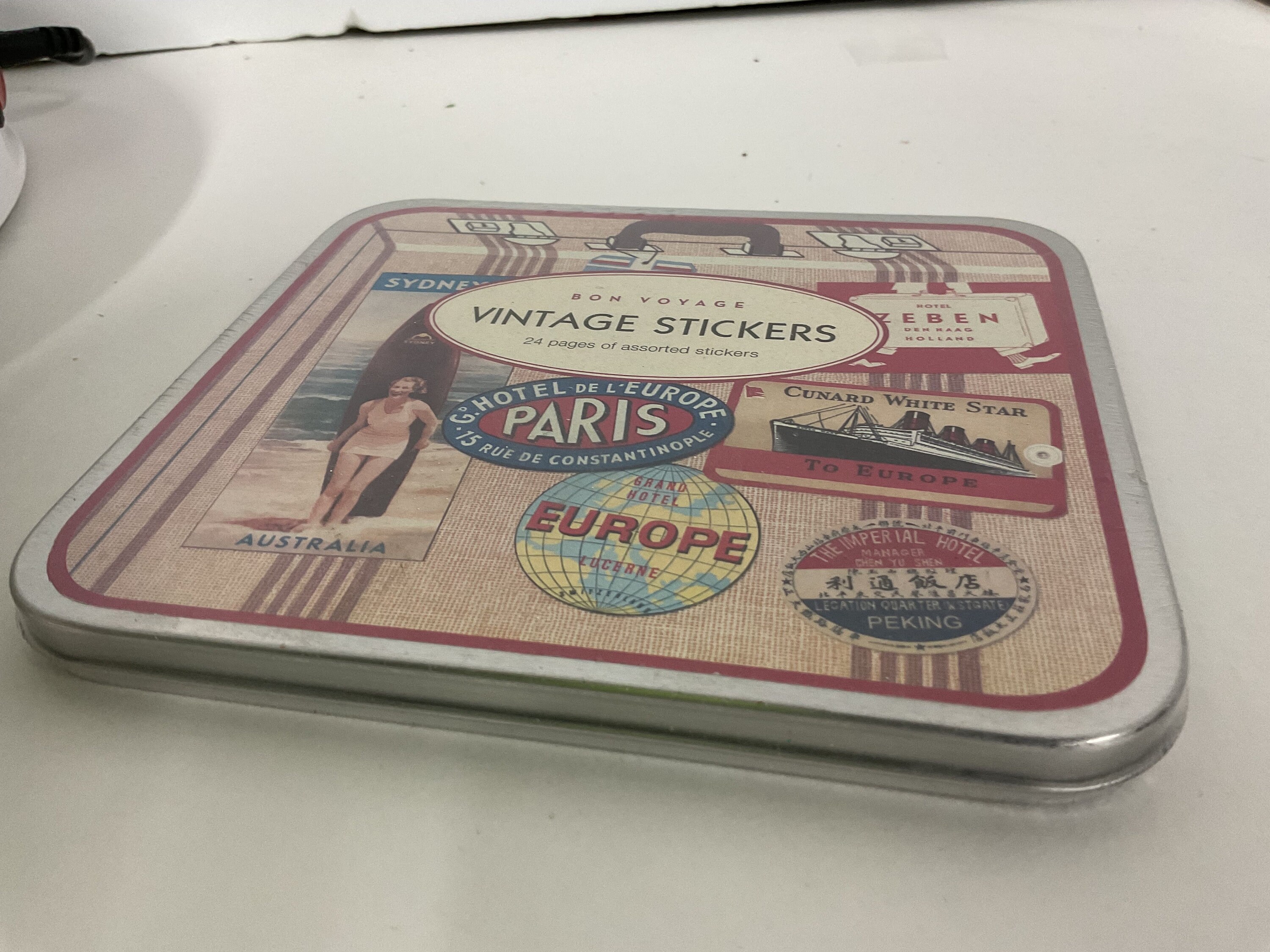 Cavallini & Co Bon Voyage Vintage Stickers. New Unopened 24pages of ...