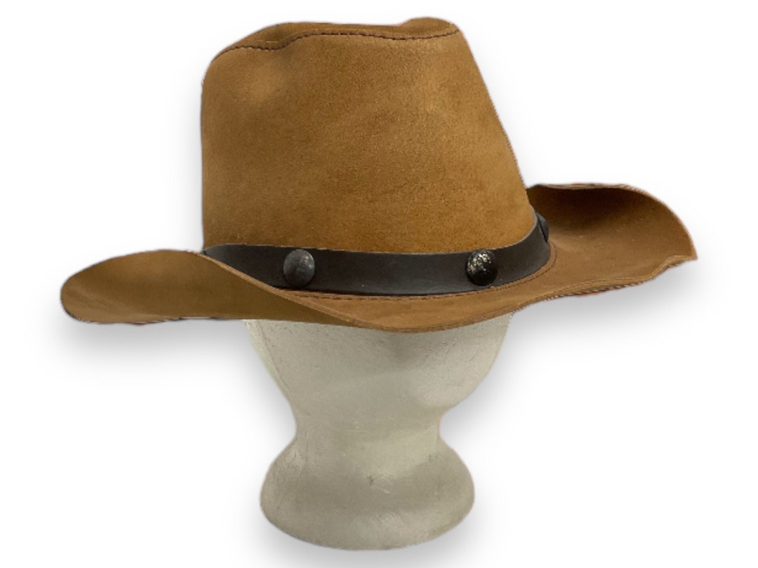Cowboy Hat - Brown Western Hat by Head N’ Home Size Large - Etsy