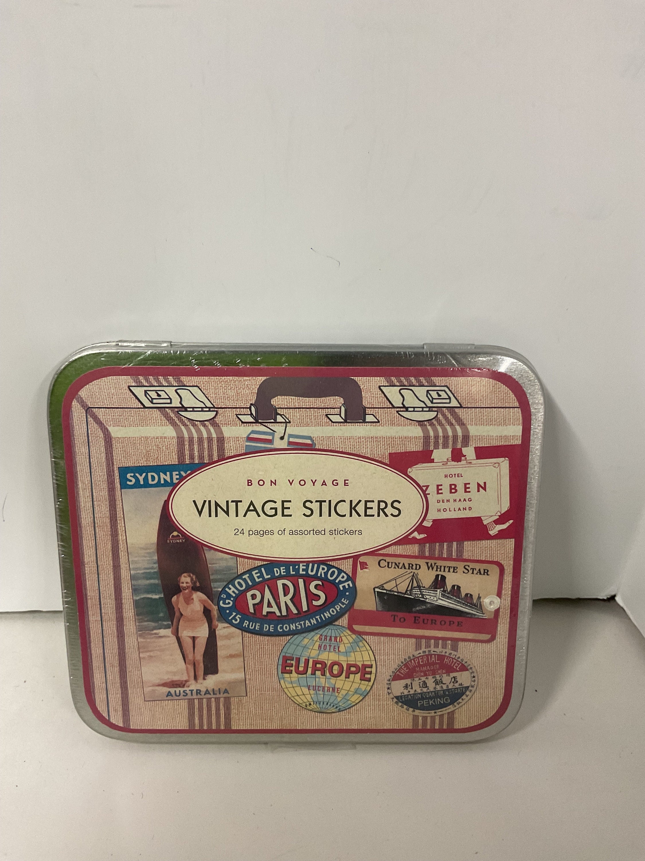 Cavallini & Co Bon Voyage Vintage Stickers. New Unopened 24pages of ...