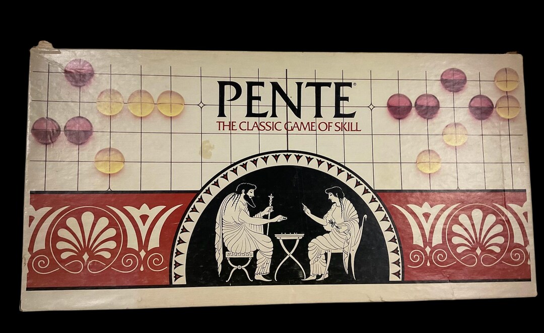 Vintage PENTE Board Game Parker Brothers 1984 - Etsy