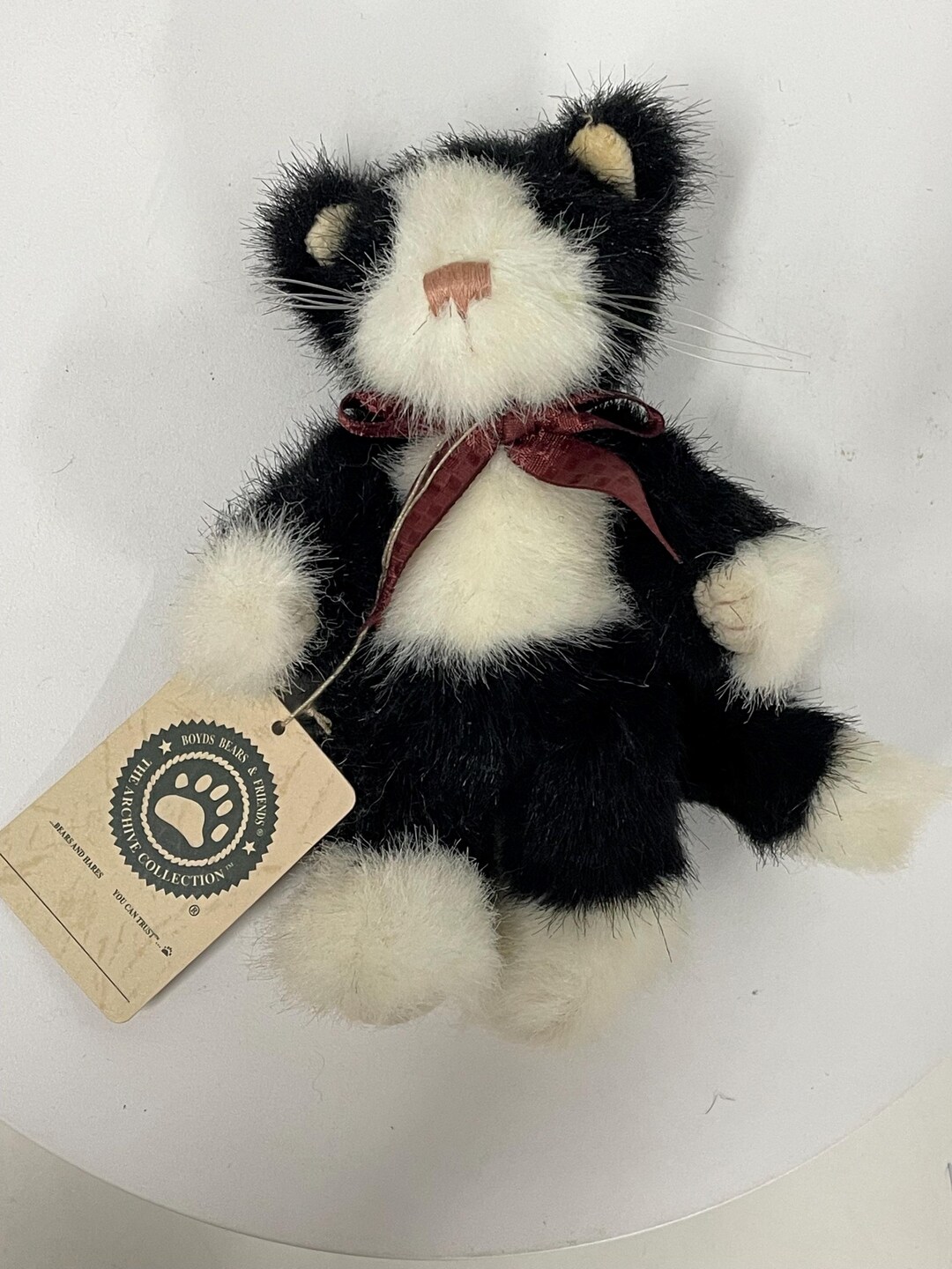 The Boyds Collection - the Archive Series - Black and White 6 Inch Cat ...