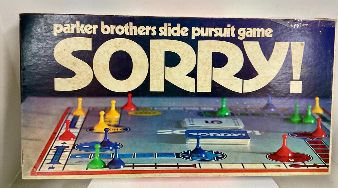 Vintage SORRY! Boardgame Parker Brothers, Copyright 1950 - Etsy