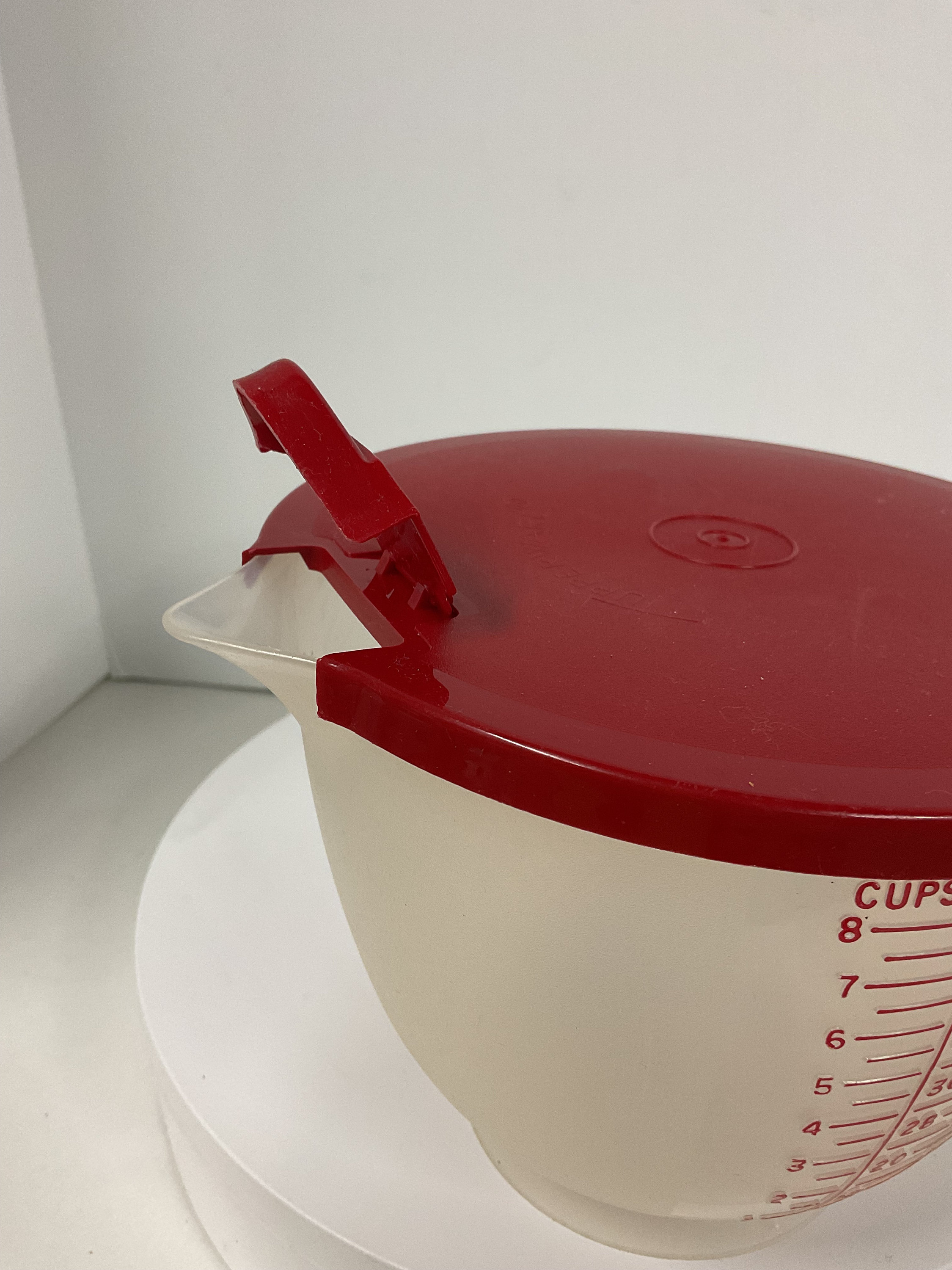 Vintage Tupperware 4-cup Mix N Store Measuring Bowl With Lid Pour Spout ...