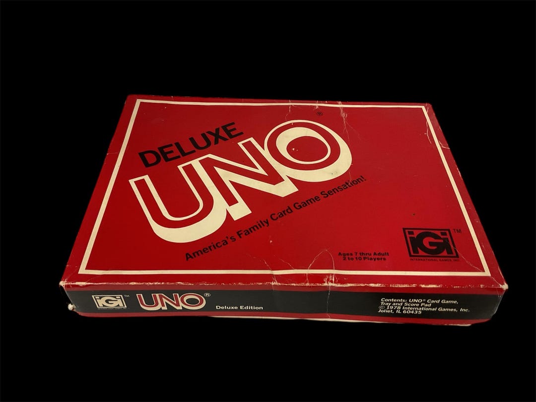 Original UNO Card Game 1978 International Games, Inc USA - Etsy
