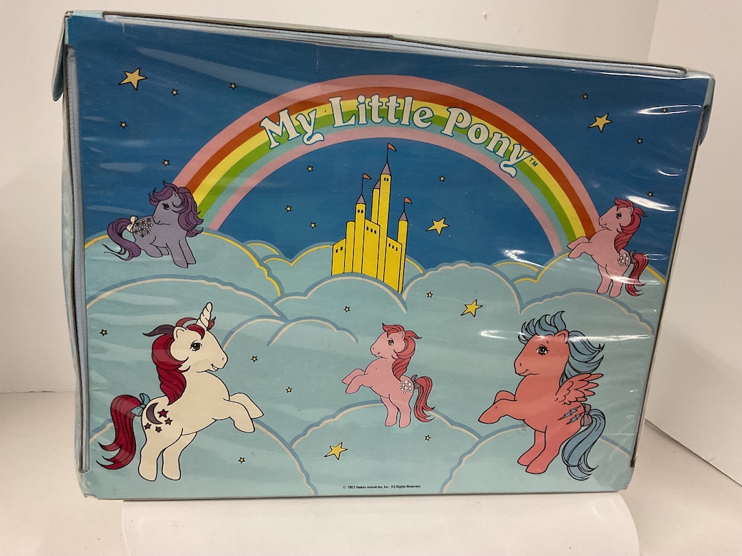 My Little Pony Suitcase Carry Case Vintage 1983 Hasbro - Etsy