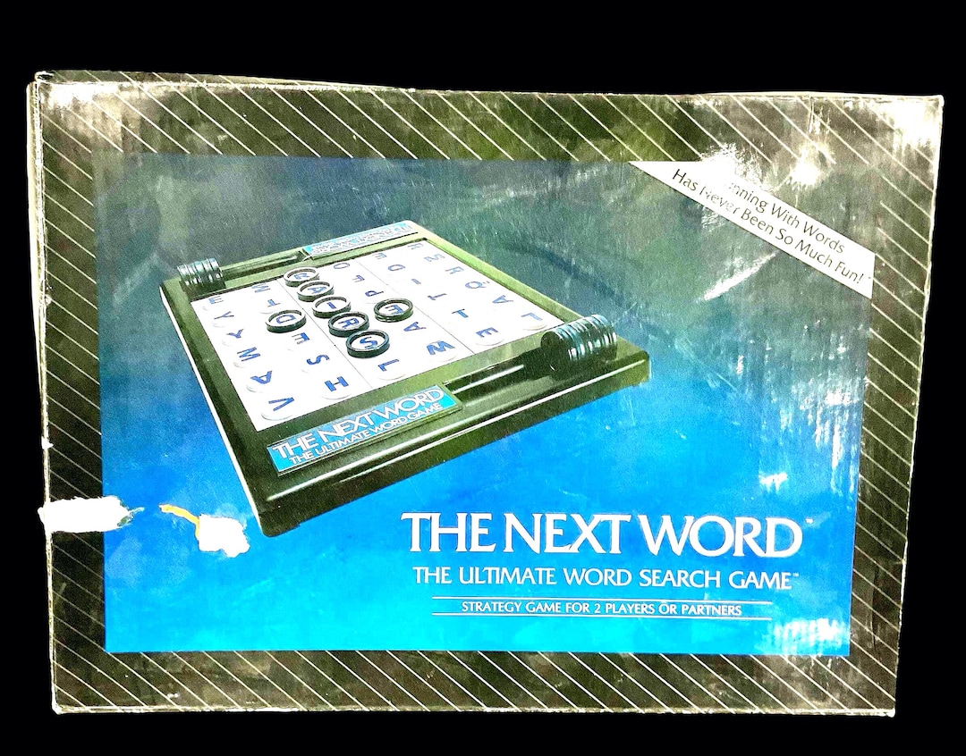 The Next Word Game by Decipher, Inc 1987 - Etsy