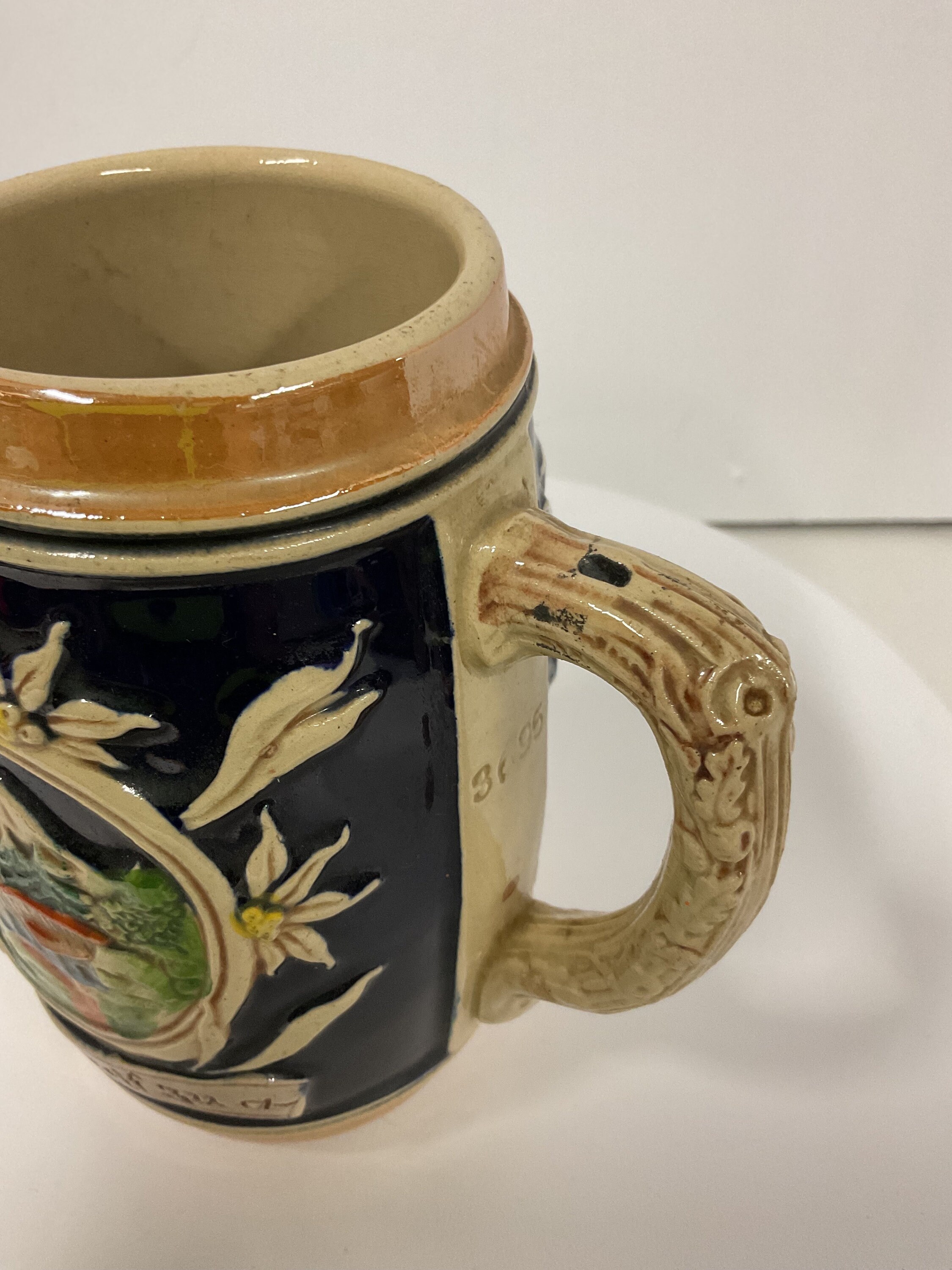 Vintage Mid Century German Beer Stein Tankard #3695 - Etsy
