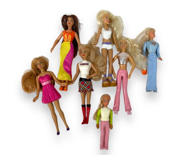 Mini Barbies Vintage 2003 Mcdonalds Toy LOT Vintage Happy Meal Toys ...