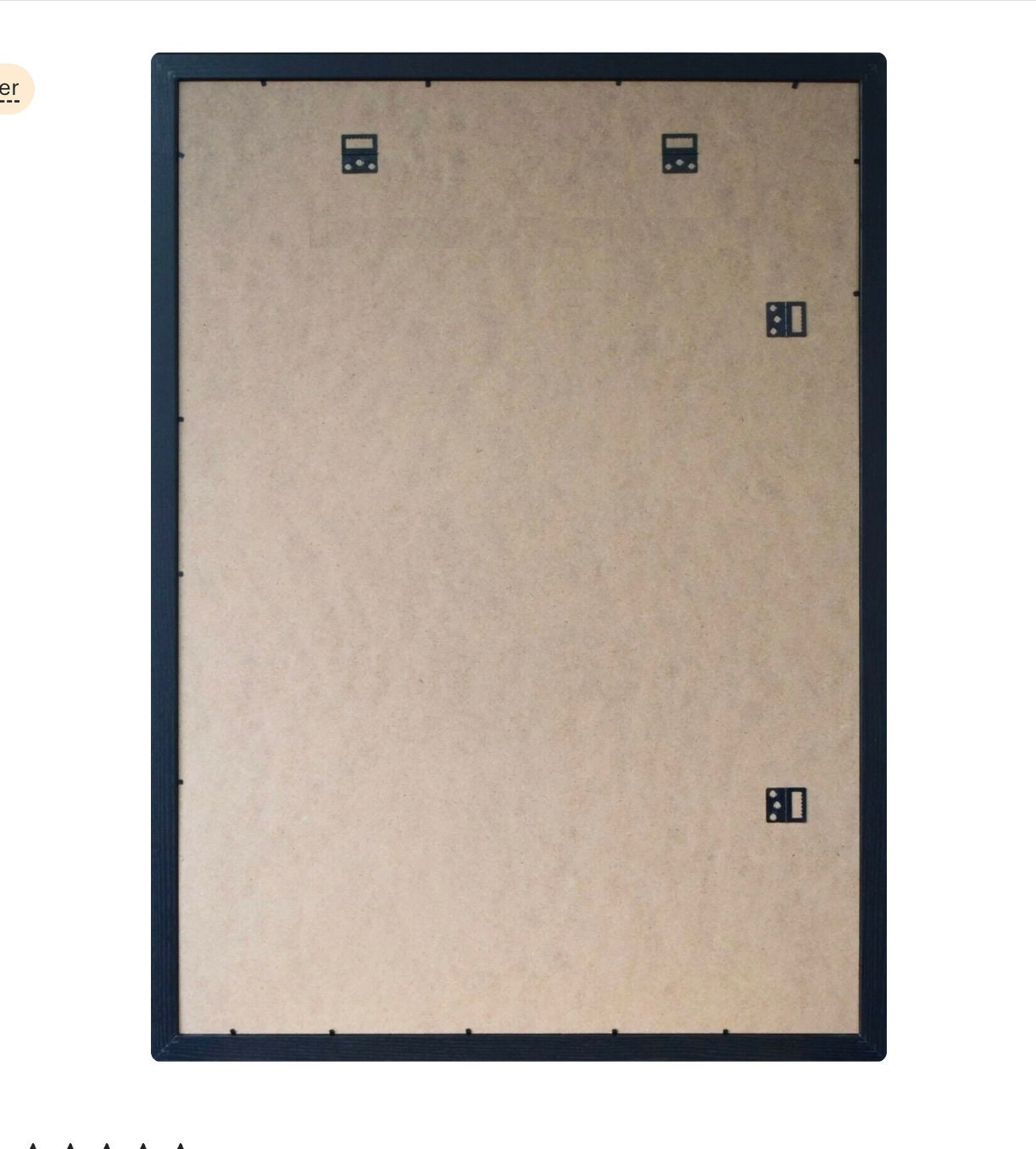 A2 / A3 / A4 Black Photo Frames Handmade Black Picture Frame NFT Custom ...