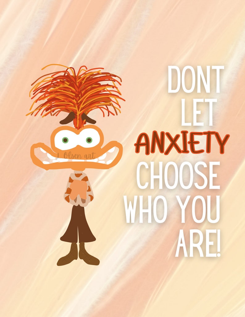 Inside Out 2 Anxiety. Cute Inspirational Quote. Anxiety From Inside Out ...