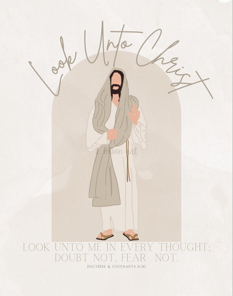 Look Unto Christ 2025 LDS Youth Theme(young Women, Young Men, Primary ...