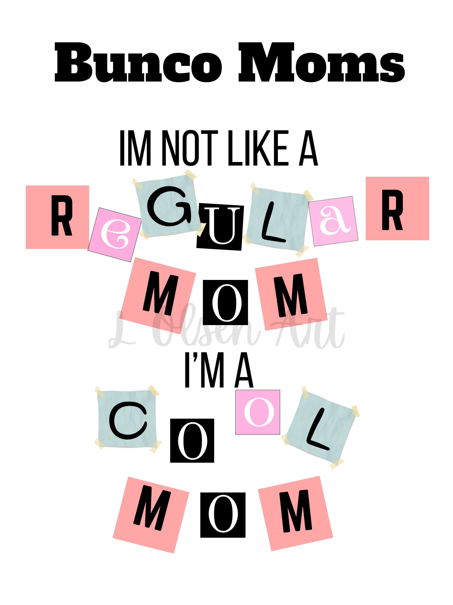 Top Bunco Decorations- Hosting Bunco Party-set of 3 Bunco Party Prints ...