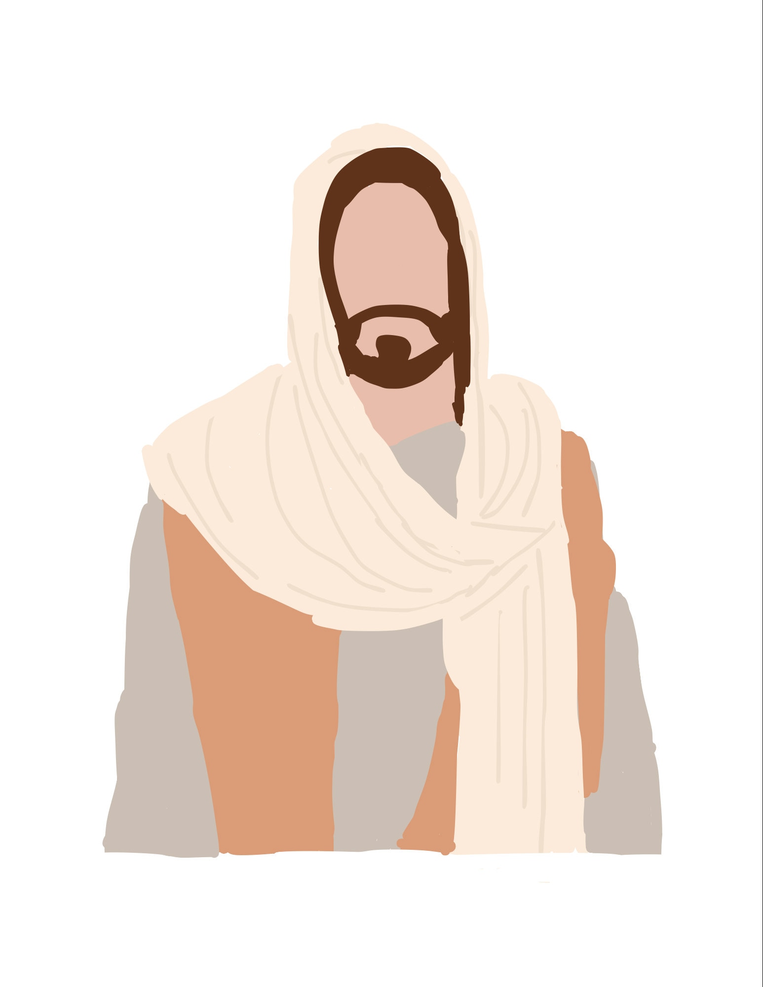 Popular Bestselling Jesus Christ Faceless Picture. Christ Centered ...