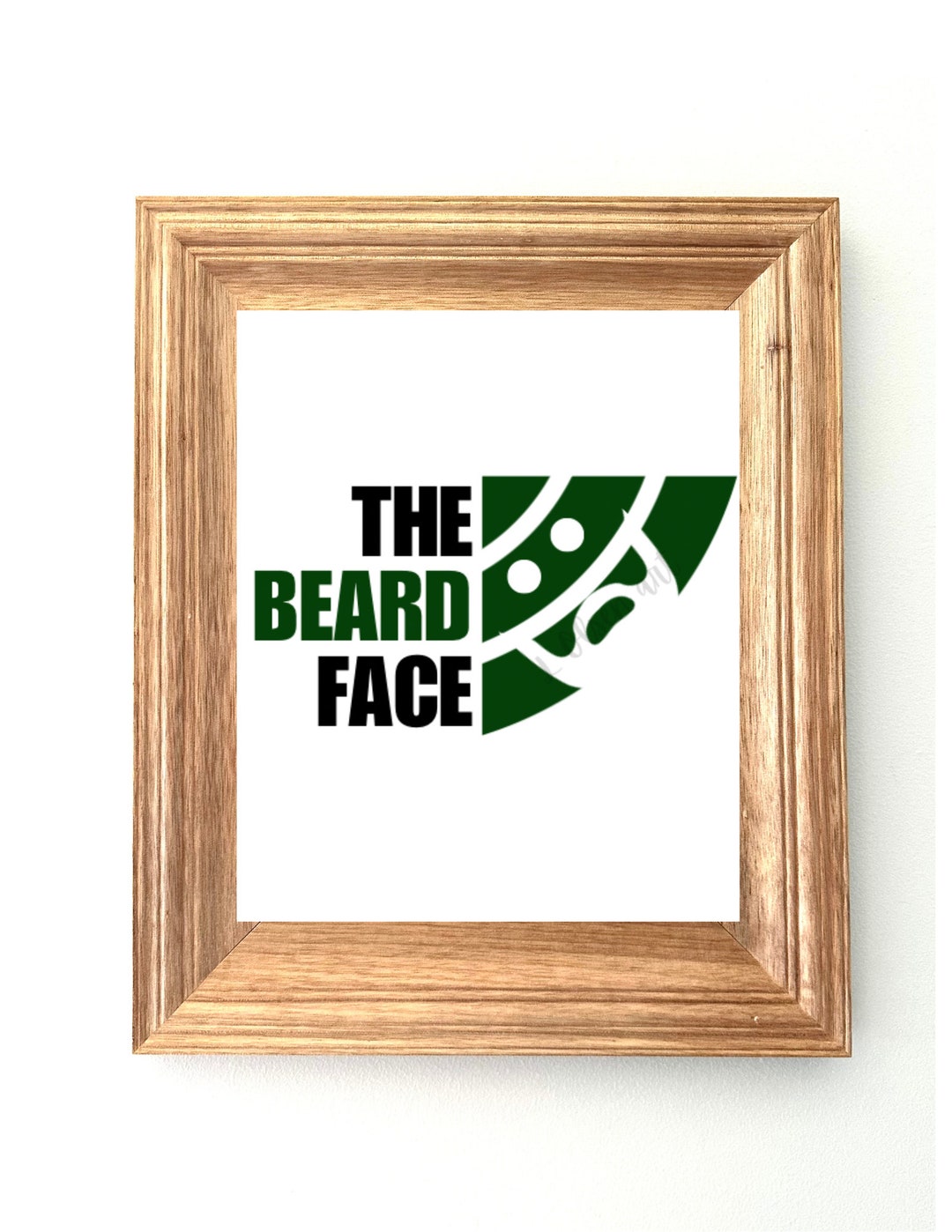 The Beard Face Logo PNG Close to North Face Logo. Great Gift for Any ...