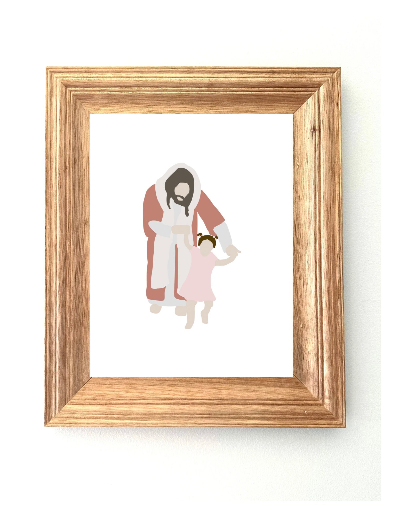 Jesus Christ Drawing. Personal Portrait. Add Photo of Loved One With ...